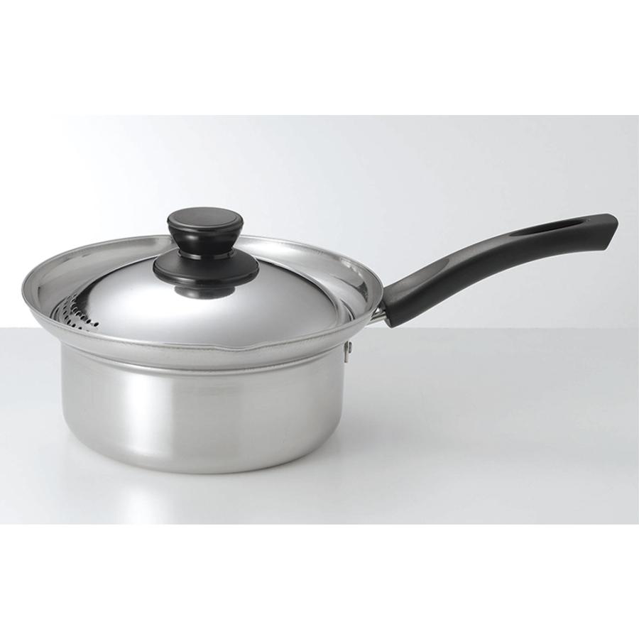 カクセー NW-05 NIRWAKA -ニルワーカ- IH対応 ステンレス製吹きこぼれにくい湯切り鍋 16cm : 4972940158737 : TOOLS ONLINE SHOP ヤフー店 ...