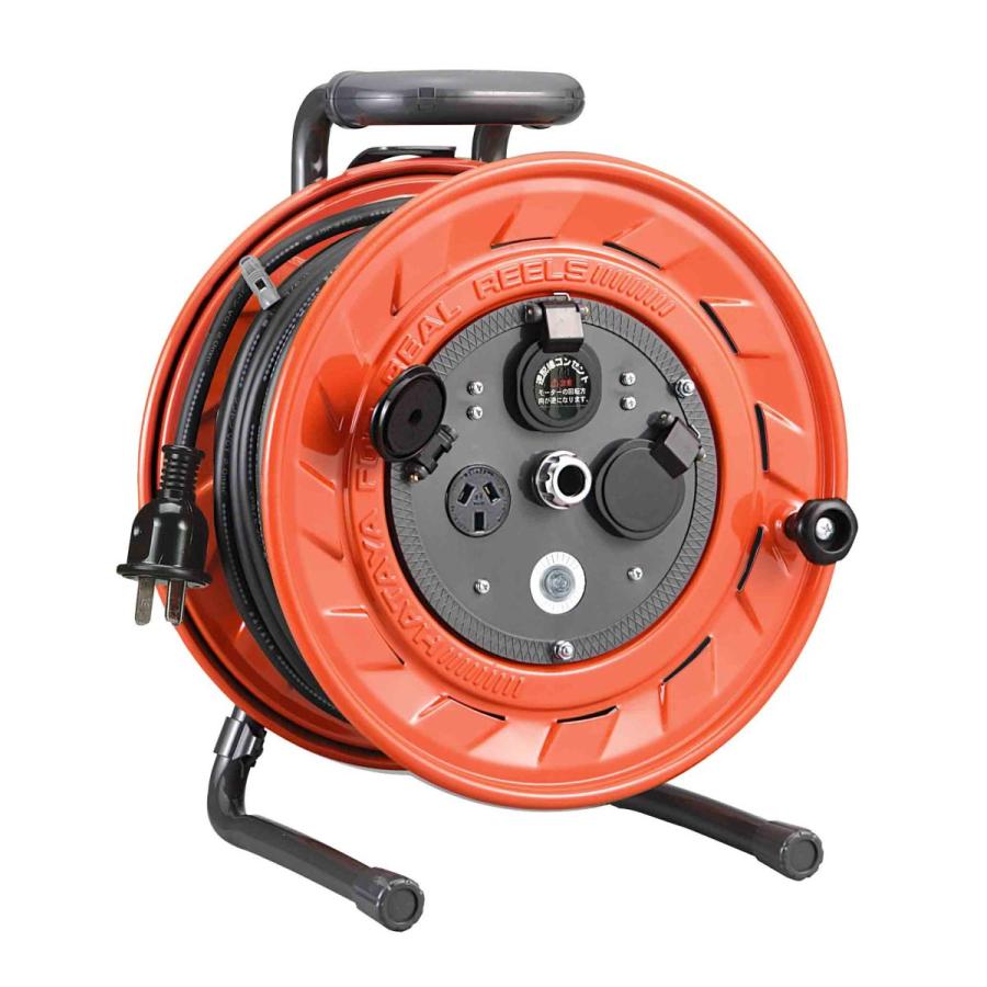 ハタヤ/HATAYA【受注生産品】 AP-502 コードリール（三相200V） 50m コンセント一個のみ逆配線仕様 : ツールトレジャー - 通販 - Yahoo!ショッピング