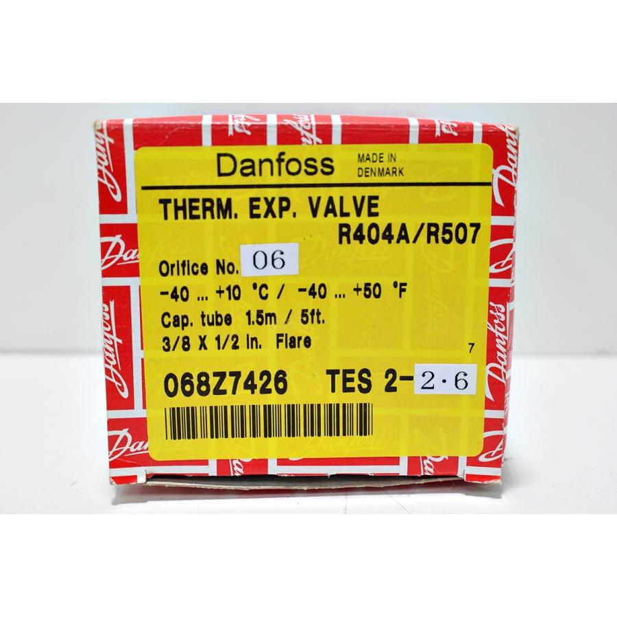 Danfoss ダンフォス 温度膨張弁 TES2-2.6 R404A R507 外部均圧方式 冷凍冷蔵装置 空調 : ツールヤード ヤフー ...