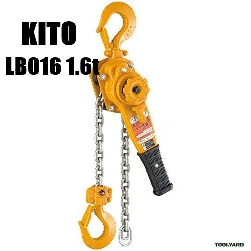 KITO キトー レバーブロック LB016 1.6t L5形 標準揚程1.5m :yard20210525001:ツールヤード ヤフーショップ - 通販 - Yahoo!ショッピング