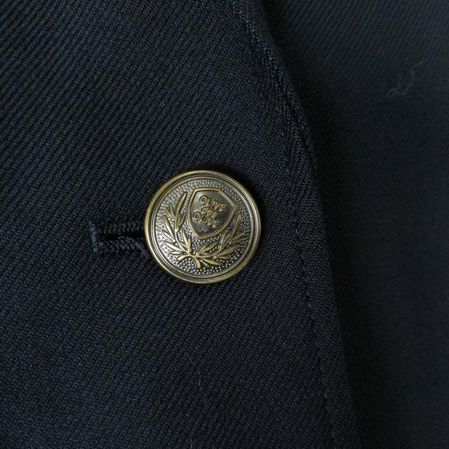 ブレザー ミニスカート 上下2点セット M オリーブデオリーブ 冬物 女子 学生服 中学 高校 紺 制服 中古 ランクC EY1017 ...