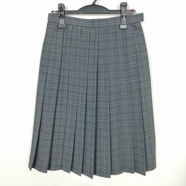 スクールスカート 夏物 w63-丈56 紺 中学 高校 プリーツ 学生服 制服 女子 中古 HK4218 : トップ学生服 - 通販 - Yahoo!ショッピング