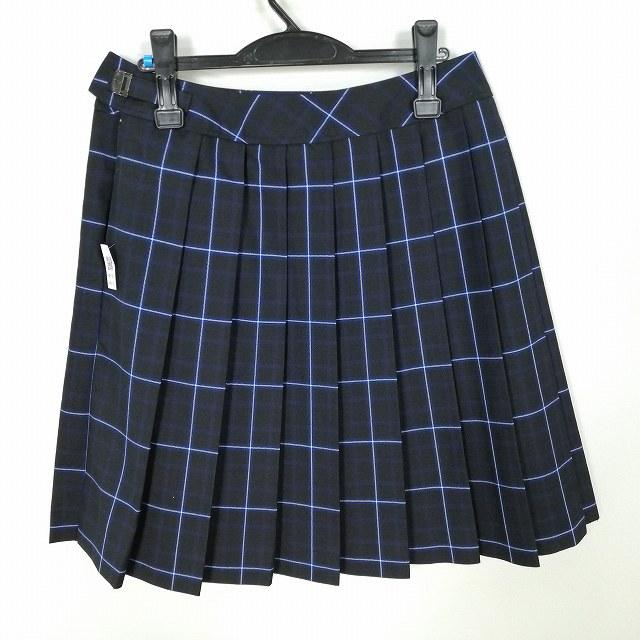 スクールスカート 大きいサイズ 冬物 w78-丈56 チェック 中学 高校 プリーツ 学生服 制服 女子 中古 HK9190 : hk9190 ...