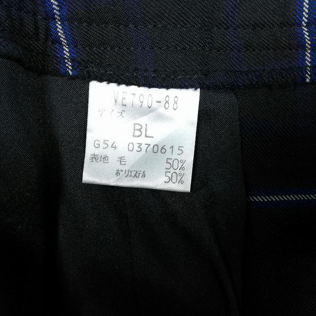 スクールスカート 大きいサイズ 冬物 w78-丈56 チェック 中学 高校 プリーツ 学生服 制服 女子 中古 HK9190 : hk9190 ...