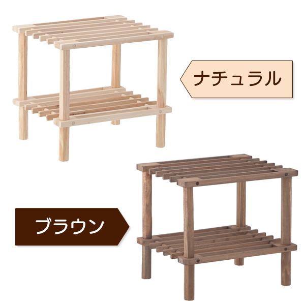 ラック スリム 2段 棚 シェルフ 天然木 ウッドラック 木製 スリムラック 幅31.5 奥行26.5 高さ29cm オープンラック 本棚 収納 送料無料- 80N 2段ラックF : TOP1 ...