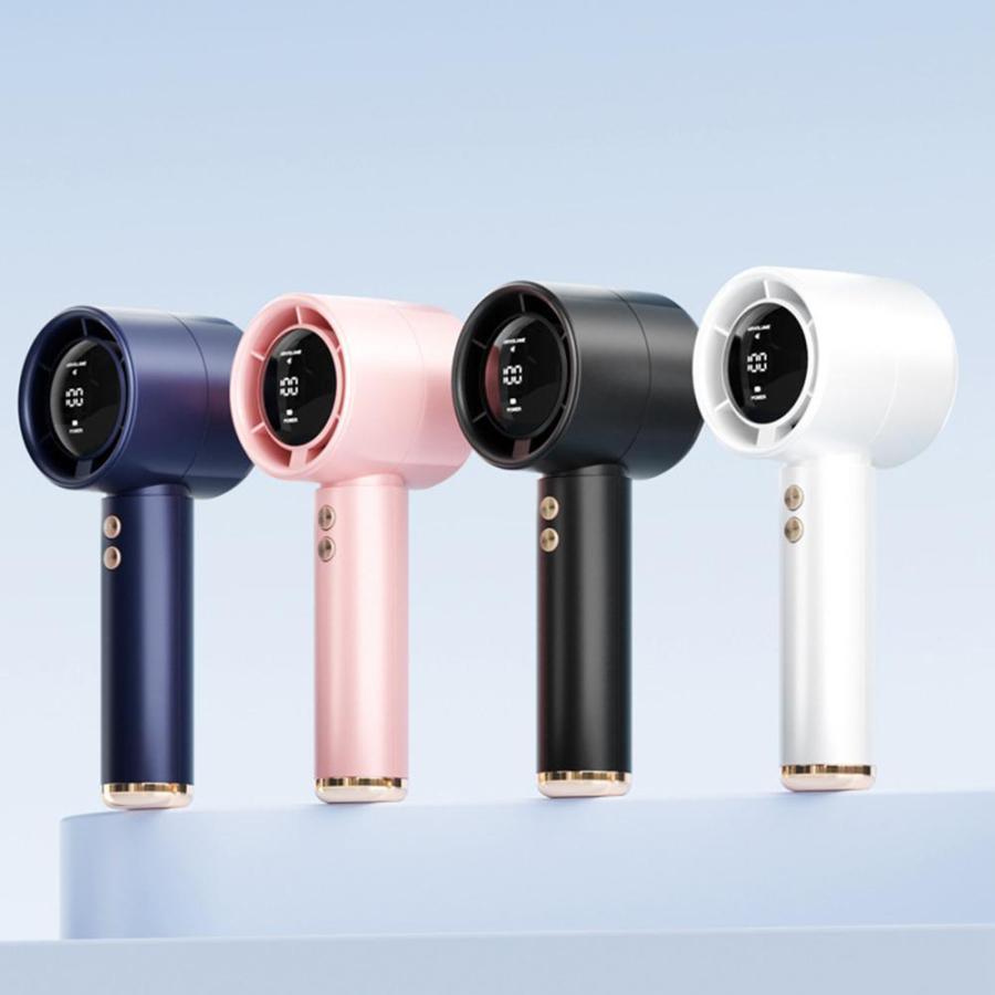 100速ギア ハンディファン 扇風機 最強 ターボファン 100段階風量 デジタル 充電式 液晶表示 携帯扇風機 静音 軽量 大風量 /60N 100速ギアIX : TOP1!プライス ...