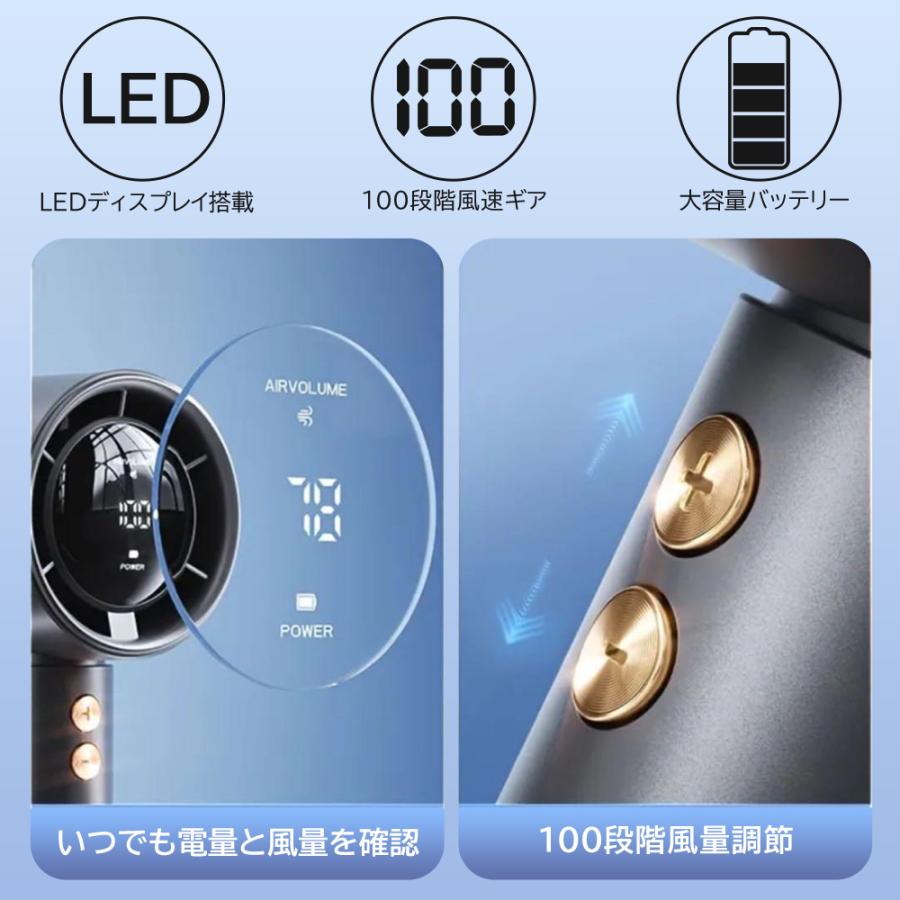 100速ギア ハンディファン 扇風機 最強 ターボファン 100段階風量 デジタル 充電式 液晶表示 携帯扇風機 静音 軽量 大風量 /60N 100速ギアIX : TOP1!プライス ...