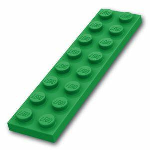 LEGO 303428 レゴ パーツ プレート 2 x 8 [ Green / グリーン ] | LEGO純正品の バラ 売り : トップ ...