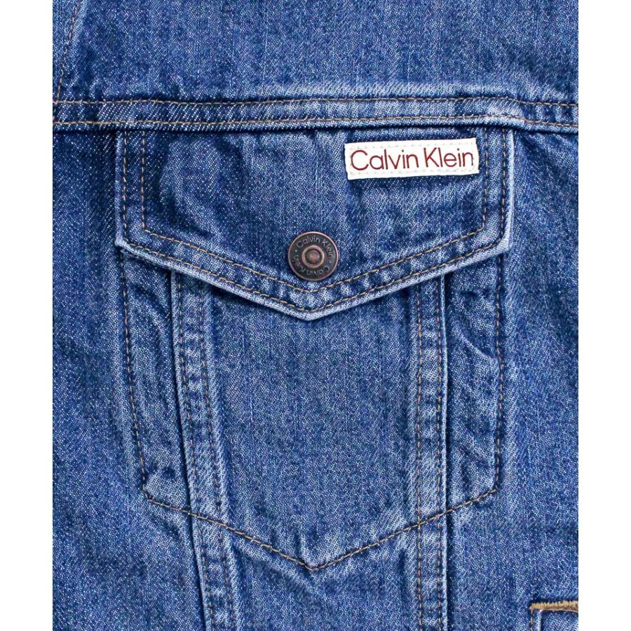 Calvin Klein（カルバン・クライン） アーカイブ エッセンシャル トラッカージャケット archv essntl trucker ...