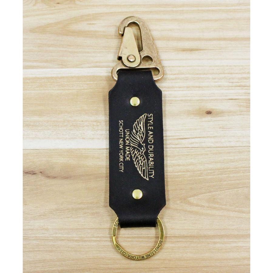 Schott N.Y.C ショット MILITARY HOOK ミリタリー フック キーホルダー 782-4970038 メンズ ブランド ...