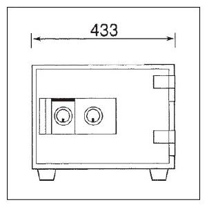 ダイヤセーフ 耐火金庫 DW34-4 2キー式 38kg : トップジャパンYahoo!店 - 通販 - Yahoo!ショッピング