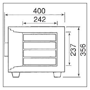ダイヤセーフ 耐火金庫 DW34-4 2キー式 38kg : トップジャパンYahoo!店 - 通販 - Yahoo!ショッピング