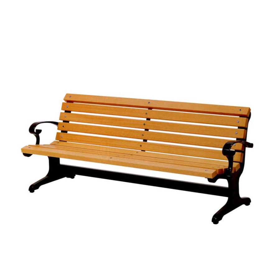 【車上渡し】 (送料別途見積) ミヅシマ工業 ベンチ W1 (背付肘付)(木製) (2400200) : オフィス店舗用品トップジャパン ...