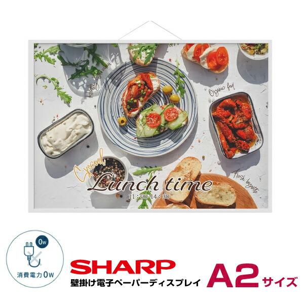 SHARP（シャープ） 予約受付(4月中旬入荷予定) カラー電子ペーパーディスプレイ A2サイズ EP-CA22 片面表示 本体 : オフィス ...