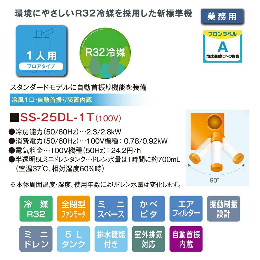 スイデン 【車上渡し】スイデン 洗練型 クールスイファン1口自動首振りタイプ 単相100V SS-25DL-1T : オフィス店舗用品トップジャパン - 通販 - Yahoo!ショッピング