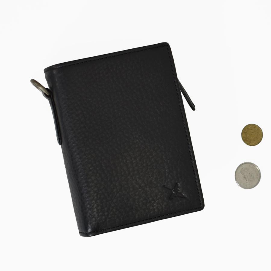 Ain Soph アインソフ 財布 ミドル折財布 革財布 黒 ウォレットチェーン用金具付き DA1425-STN : トップジミー ヤフー店 - 通販 - Yahoo!ショッピング