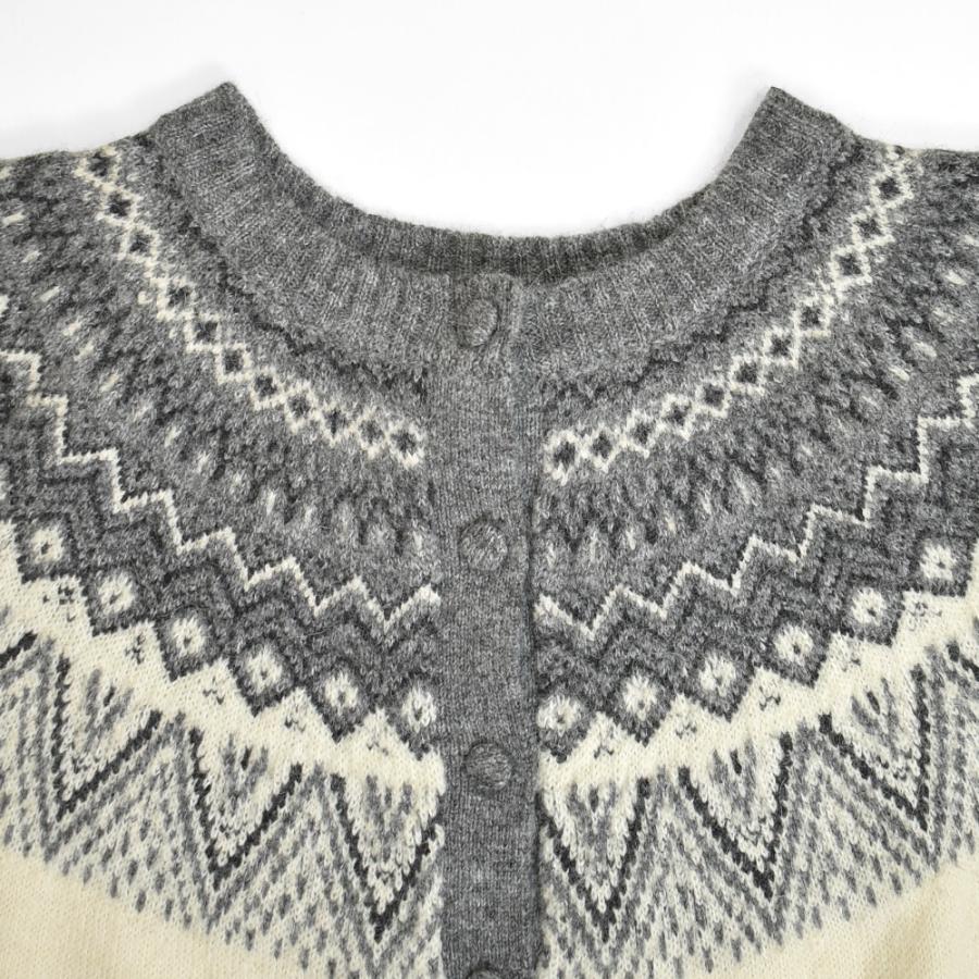 ブリスバンチ Bliss bunch カーディガン クルーネックカーディガン 求心柄 ニットカーディガン ジャガードカーディガン Z748-246 : blb-z748-246 : トップ ...