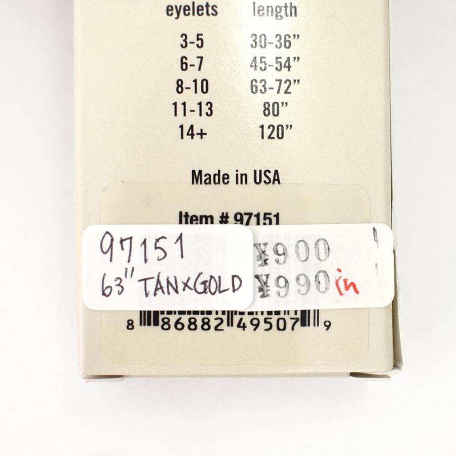 レッドウィング RED WING シューレース 紐 靴紐 63インチ タスランレース タンゴールド 純正アクセサリー 97151 メール便発送 ...