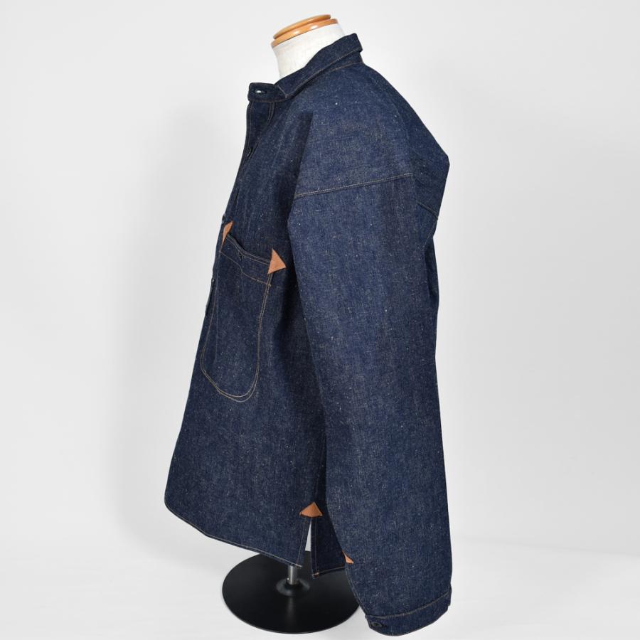 WAREHOUSE ウエアハウス デニムシャツ Lot 2213 1880 HEAVY LEATHER BOUND JUMPER プルオーバー レザーバウンド : トップジミー ヤフー店 ...