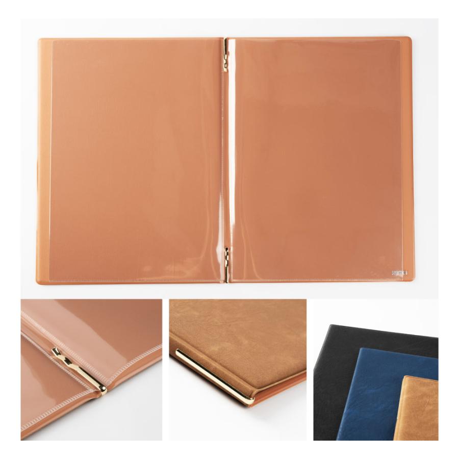 洋風メニューブック メニューブック A4 メニュークリップ 洋風 メニューカバー おしゃれ 飲食店 メニュー表 ファイルブック 業務用 高級 yyb-cp06 : yyb-cp06 : トップ ...