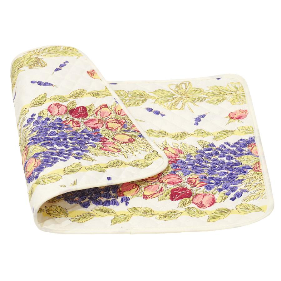 【メール便OK】フランス製キルティングランチョンマット（両面使用可） FLMK-LVRS ラベンダーローズ : 輸入雑貨～カランフィル(旧店名 ...