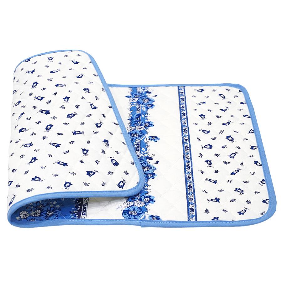 【メール便OK】フランス製キルティングランチョンマット（両面使用可） FLMK-TRAD-WB2 トラディション/ホワイト :FLMK ...