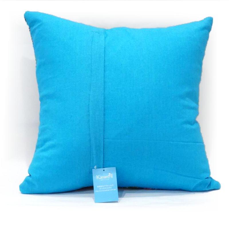 インド製「カンタキルト」クッションカバー ペイズリー/ターコイズ KCC-PSTQ : kcc-pstq : 輸入雑貨～カランフィル(旧店名 トプカプ) - 通販 - Yahoo!ショッピング