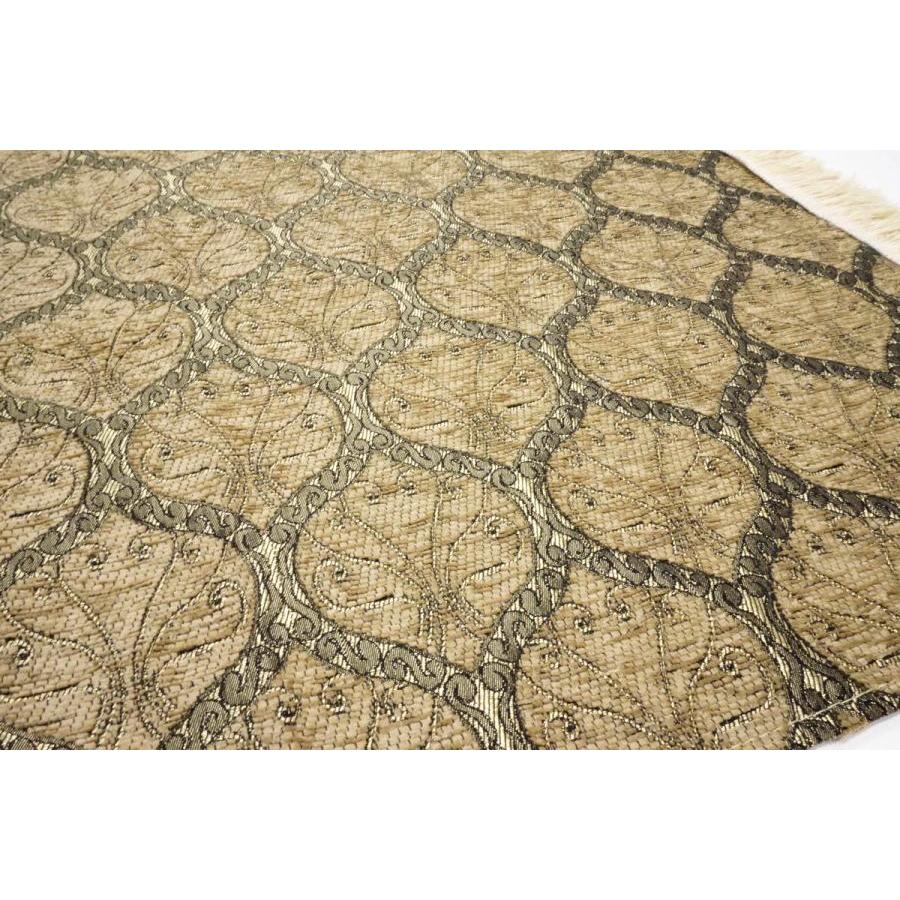 玄関マット トルコ製 シェニール織 MT-70-PKBR ピーコック柄/ベージュ 75×50cm前後 : 輸入雑貨～カランフィル(旧店名 ...