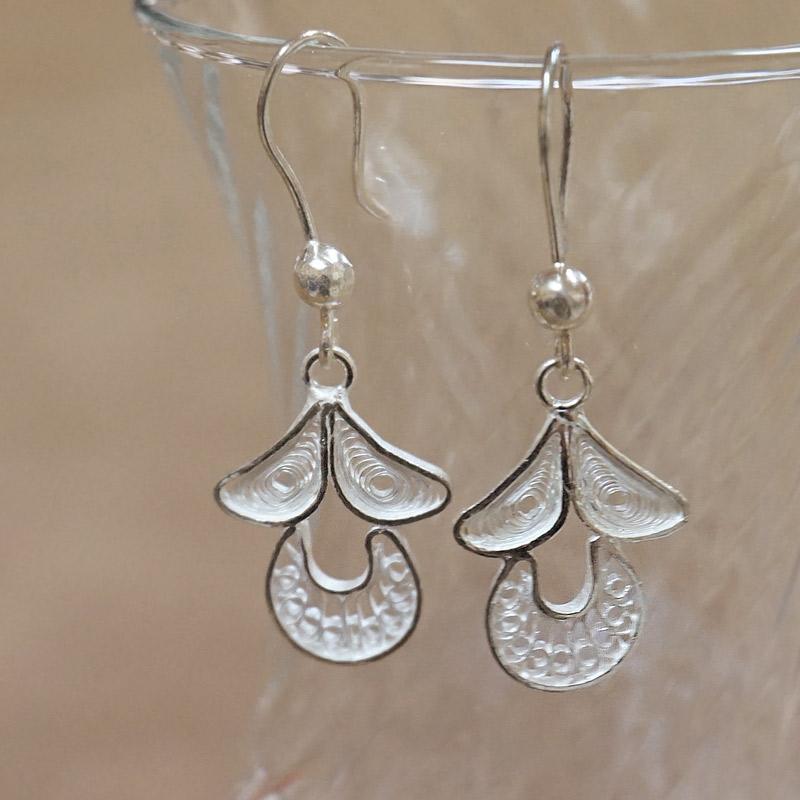 銀線細工 テルキャーリ/フィリグリー ピアス SV-E-TKI-150 : 輸入雑貨～カランフィル(旧店名 トプカプ) - 通販 - Yahoo!ショッピング