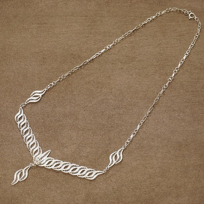 トルコ伝統の銀線細工 テルキャーリ ネックレス SV-N-TK001 : sv-n-tk001 : 輸入雑貨～カランフィル(旧店名 トプカプ) - 通販 - Yahoo!ショッピング