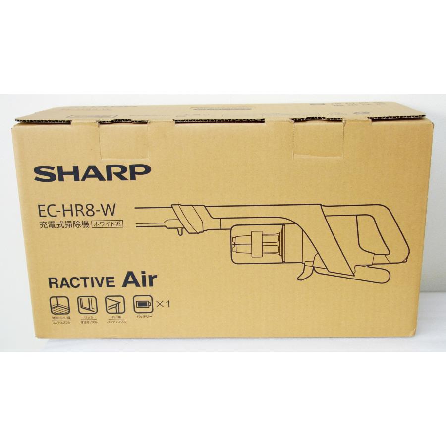 RACTIVE Air 新品 シャープ SHARP EC-HR8-W ホワイト系 コードレススティック掃除機 : トップワン ヤフーショッピング店 - 通販 - Yahoo!ショッピング