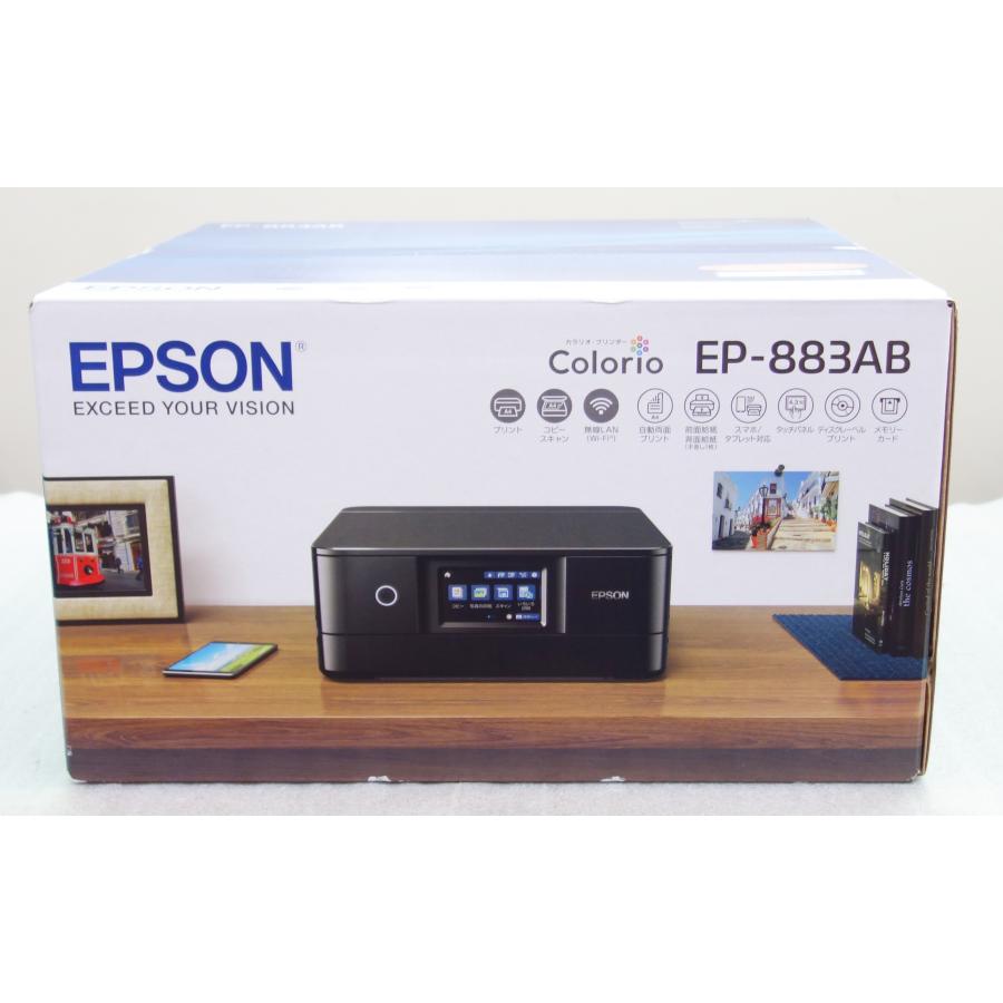 カラリオ エプソン EPSON EP-883AB ブラック インクジェット複合機 A4カラープリンター 新品 : トップワン ヤフーショッピング店 - 通販 - Yahoo!ショッピング