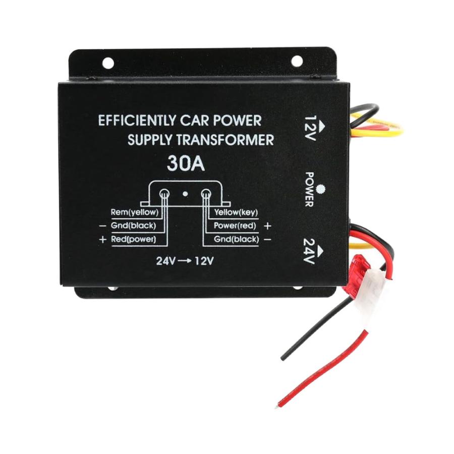 TRS DCDC コンバーター 30A デコデコ ヒューズ付 バックアップ TRS DCDC コンバーター 30A デコデコ ヒューズ付 バックアップ