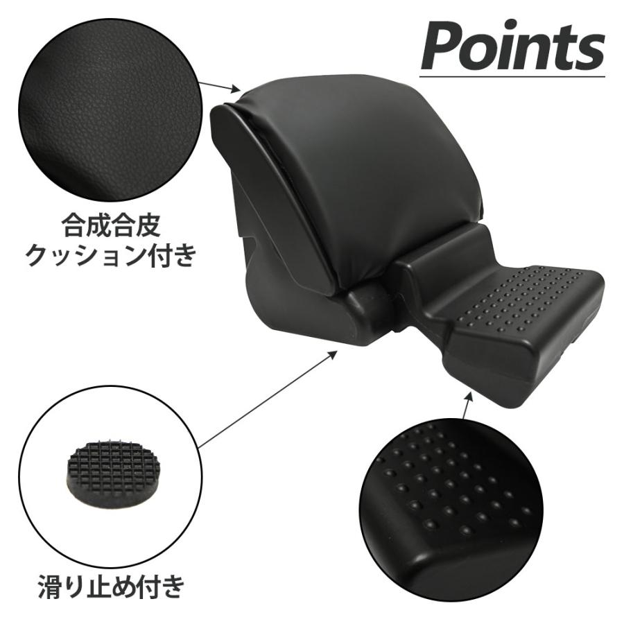 足置き フットレスト スツール フット レスト オットマン オフィス デスクワーク 椅子 車 黒 クッション付き 折りたたみ 多機能 汎用 ...