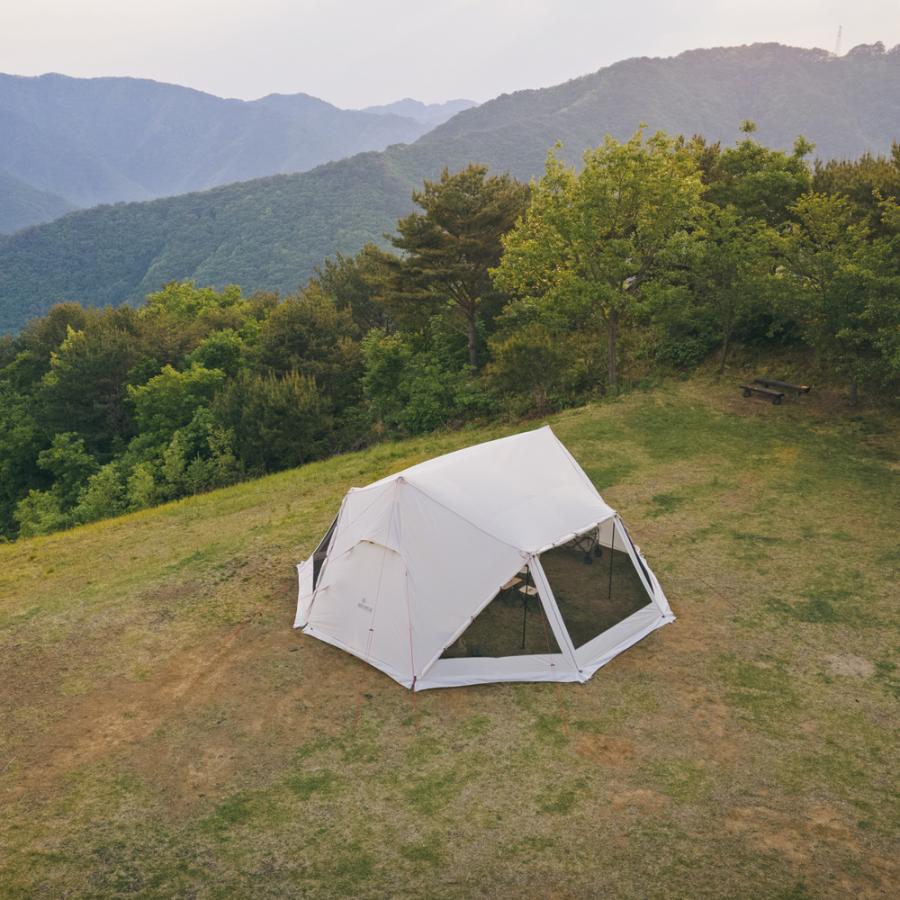 ノースピーク Northpeak OCTA SHELL - SOY MILK 韓国ブランド ファミリーテント シェルター テント 10人用 ...
