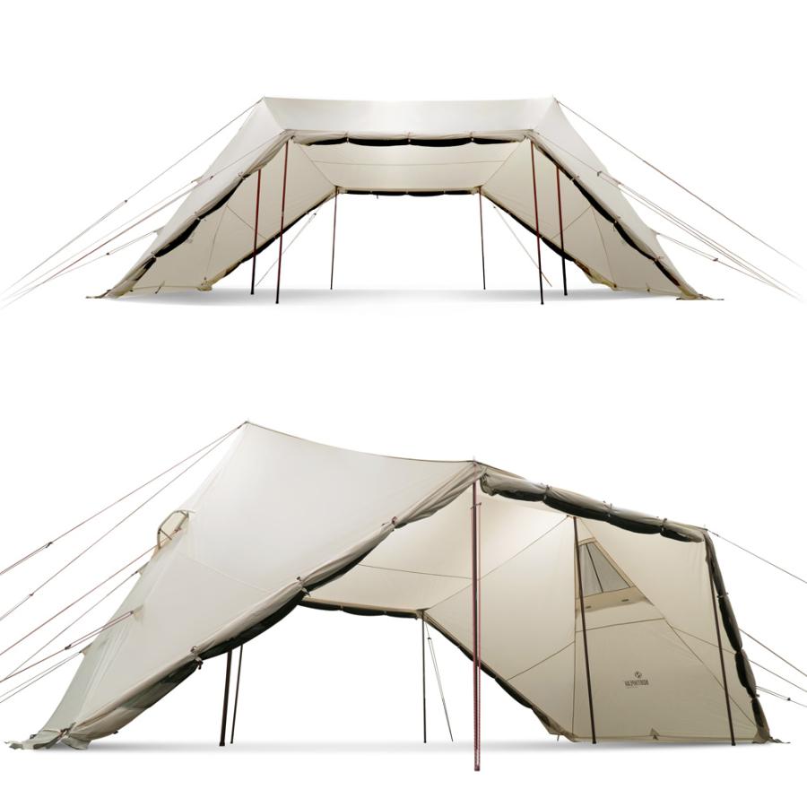 ノースピーク Northpeak OCTA SHELL - SOY MILK 韓国ブランド ファミリーテント シェルター テント 10人用 ...