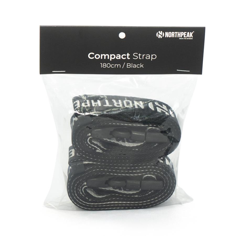 ノースピーク NOPK COMPACT STRAP - BLACK 韓国ブランド コンプレッション バンド パッキング ベルト 荷紐 ...