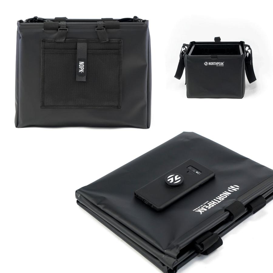 ノースピーク NOPK WASHING BUCKET BLACK 韓国ブランド ウォッシュ バスケット 折りたたみ バケツ キャンプ キャンプ ...