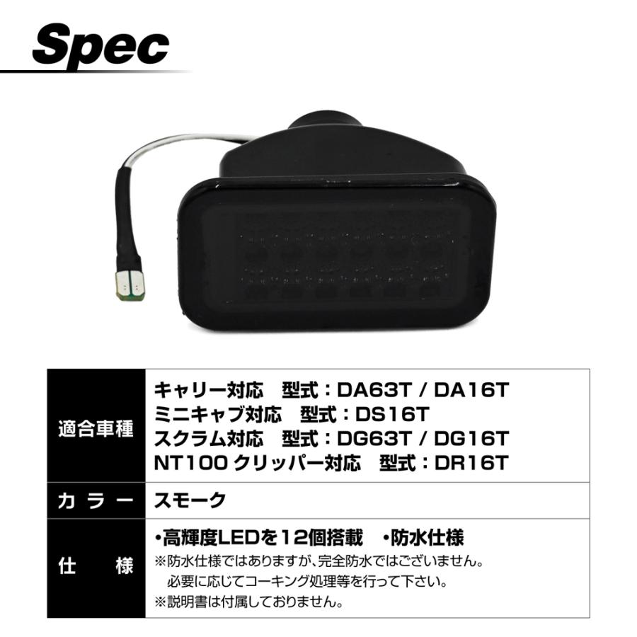 キャリー キャリイ DA63T DA16T DS16T DR16T DG63T DG16T バックランプ スモーク LED カスタム パーツ : トップセンス - 通販 - Yahoo!ショッピング