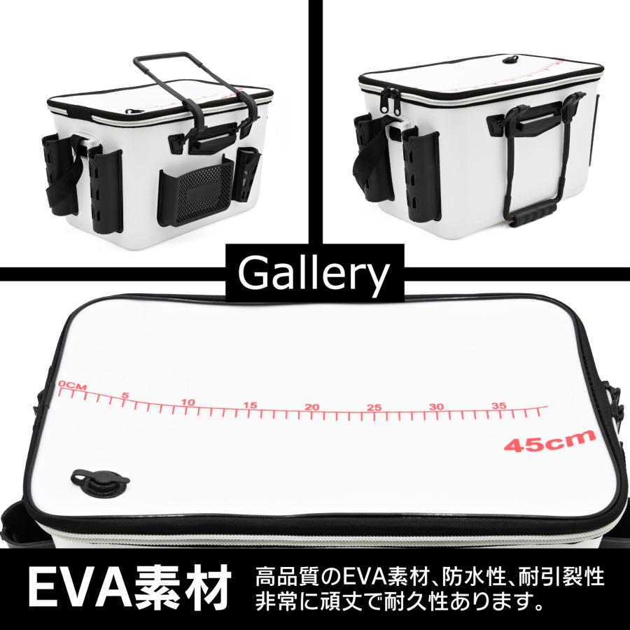 タックルボックス ロッドホルダー付き バッカン タックルバック 45cm 釣りボックス 釣りバケツ 大容量 EVA素材 多機能 釣り 釣り具 釣り用ケース : トップセンス - 通販 ...
