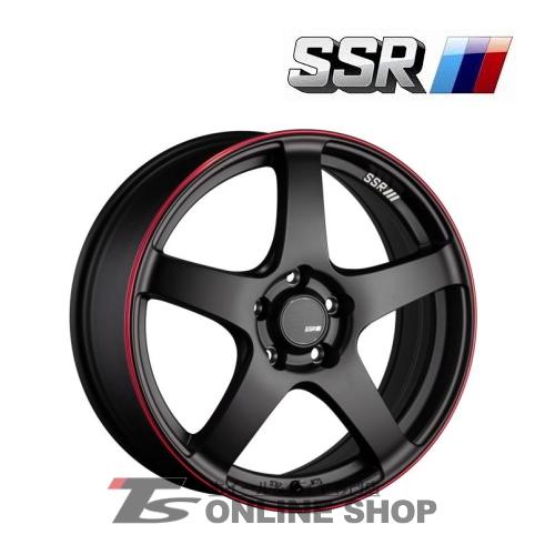 GTV01 FLAT BLACK/RED LINE 7.0J-17インチ (42) 4H/PCD100 ホイール1本 フラットブラック/レッドライン 【SSRアンテナショップ 正規取扱店 ...