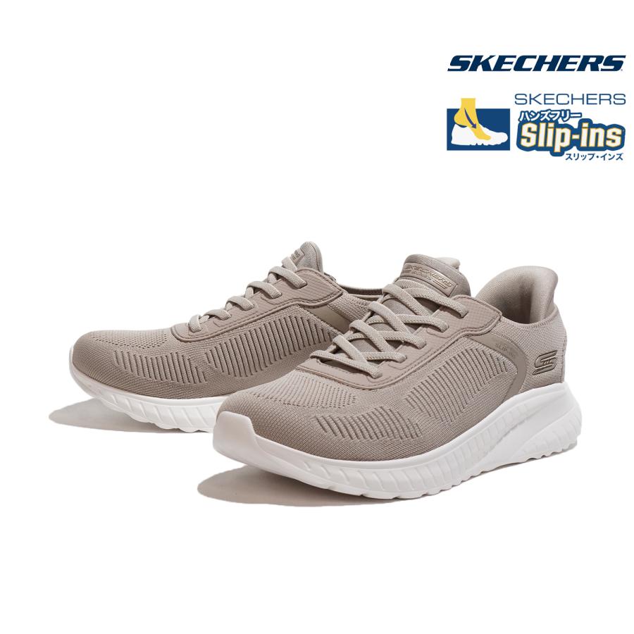 SKECHERS（スケッチャーズ） スリップインズ ハンズフリー レディース スニーカー SKECHERS 117497W TPE BOBS ...