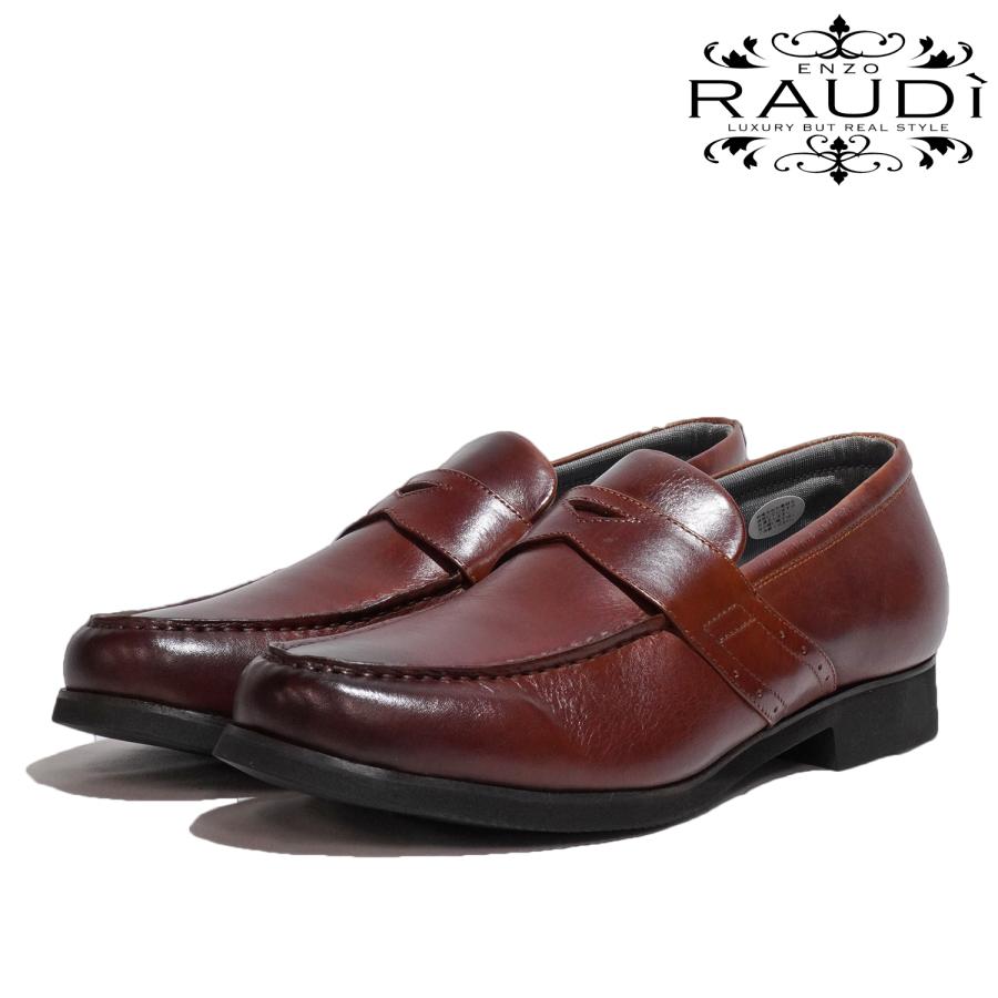 RAUDI 【SALE】ラウディ レザーシューズ 革靴 R-44108 BROWN ローファー メンズ ブラウン : TOP to TOP ONLINE - 通販 - Yahoo!ショッピング