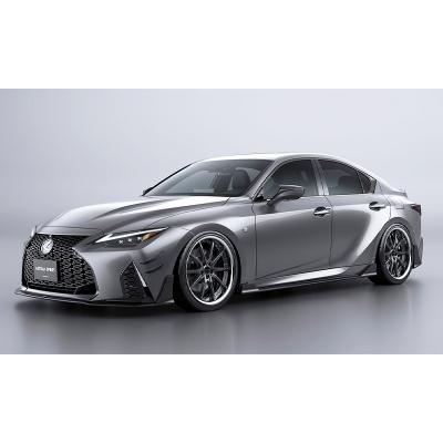 USE30 LEXUS IS 500 (2022.11-) F SPORT BLACK LABEL サイドアンダースポイラー FRP 塗装済 ...
