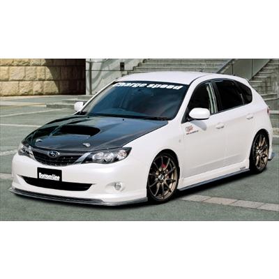 インプレッサ GH8 （A-B型 2007/6-2009/8） ボトムライン3点セット FRP製 : エアロ.カスタムパーツのTopTuner ...