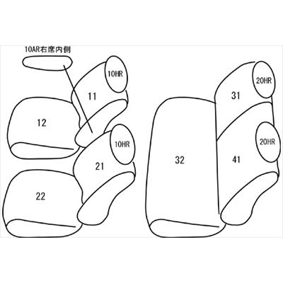 Clazzio マーチ K13 G シートカバー ネオ アイボリー : エアロ.カスタムパーツのTopTuner - 通販 - Yahoo!ショッピング