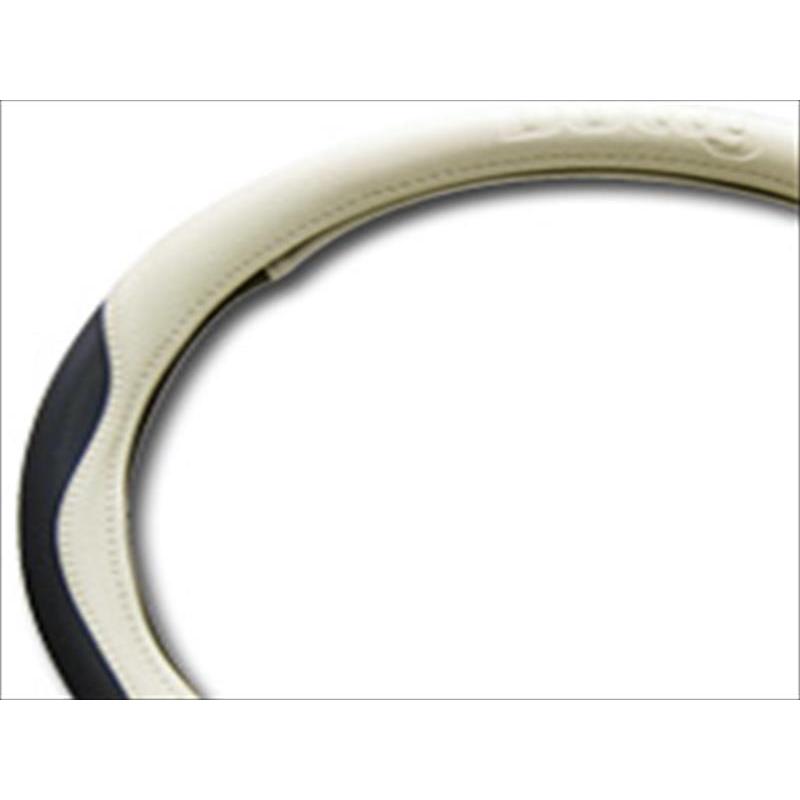 Dotty ステアリングカバー SSサイズ アイボリー(アイボリーステッチ) : エアロ.カスタムパーツのTopTuner - 通販 - Yahoo!ショッピング