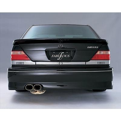 MERCEDES BENZ Sクラス W140 REAR BUMPER SPOILER 塗装済み : エアロ.カスタムパーツのTopTuner - 通販 - Yahoo!ショッピング