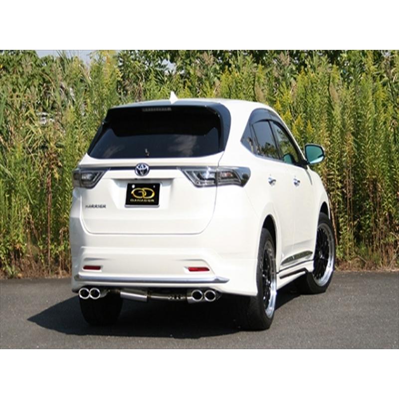 GANADOR ハリアー ZSU60/65W 前期 モデリスタVer.1エアロ専用マフラー 左右4本出し ポリッシュテール 取付込 : エアロ.カスタムパーツのTopTuner - 通販 ...