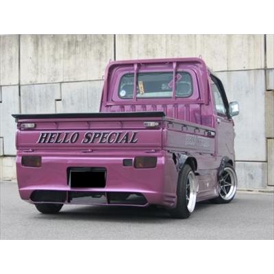 ハイゼットトラック S200P/S210P 後期 スモークテールレンズカバー 左右＆バックランプカバー セット : エアロ.カスタムパーツのTopTuner - 通販 - Yahoo!ショッピング